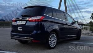 Blue Ford C-Max 2011 in Riga, with an engine capacity of 1.60 L and mileage of 258 thousand km for 3850 €, photo 5 on AUTOMOTO.COM.LV