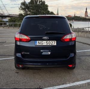 Blue Ford C-Max 2011 in Riga, with an engine capacity of 1.60 L and mileage of 258 thousand km for 3850 €, photo 7 on AUTOMOTO.COM.LV