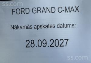 Zils Ford C-Max 2011 Rīga, ar dzinēja tilpumu 2.00 L un nobraukumu 0 tūkst. km par 3550 €, foto 12 vietnē AUTOMOTO.COM.LV