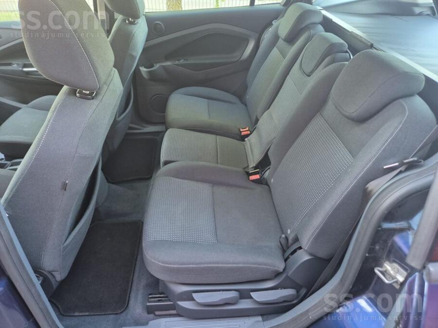 Blue Ford C-Max 2012 in Saldus, with an engine capacity of 2.00 L and mileage of 259 thousand km for 5150 €, photo 12 on AUTOMOTO.COM.LV