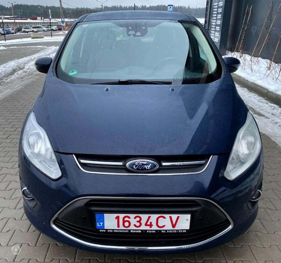 Blue Ford C-Max 2013 in Vilnius, with an engine capacity of 2.00 L and mileage of 290 thousand km for 3900 €, photo 5 on AUTOMOTO.COM.LV