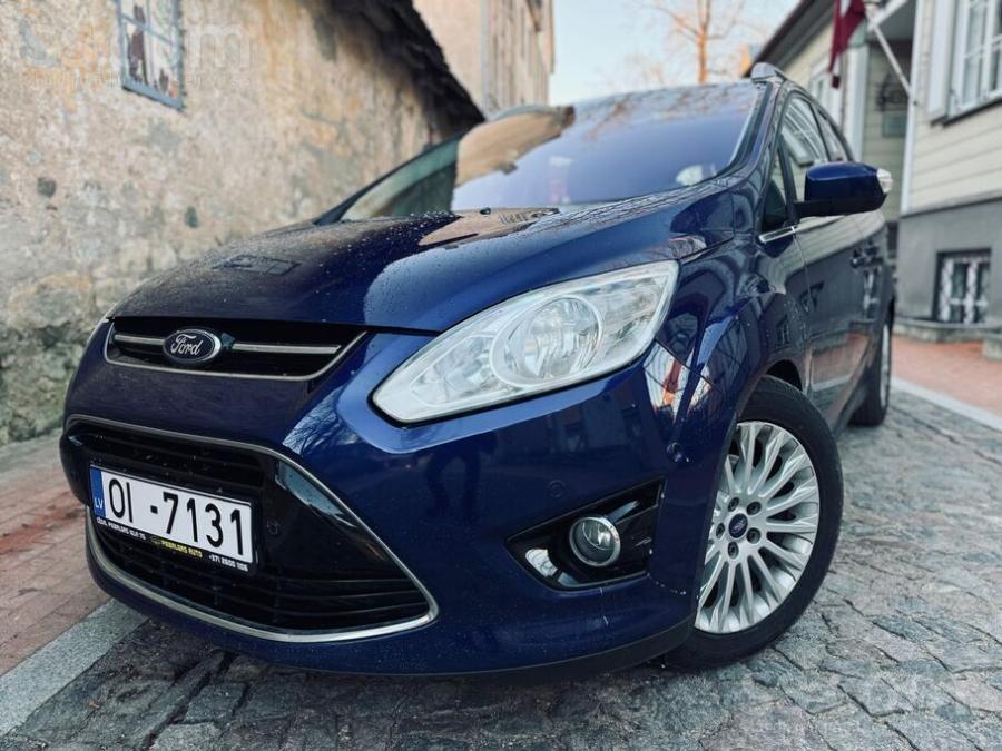 Blue Ford C-Max 2014 in Cesis, with an engine capacity of 2.00 L and mileage of 0 thousand km for 6500 €, photo 3 on AUTOMOTO.COM.LV
