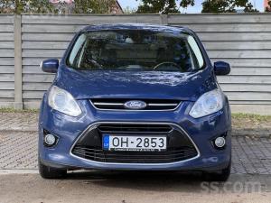 Zils Ford C-Max 2014 Jelgava, ar dzinēja tilpumu 2.00 L un nobraukumu 183 tūkst. km par 6350 €, foto  vietnē AUTOMOTO.COM.LV