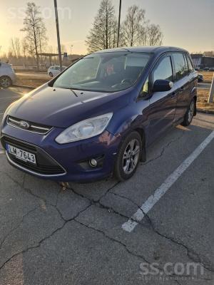 Blue Ford C-Max 2014 in Riga, with an engine capacity of 1.60 L and mileage of 310 thousand km for 4200 €, photo  on AUTOMOTO.COM.LV