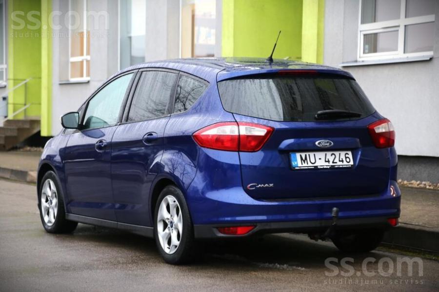 Blue Ford C-Max 2015 in Riga, with an engine capacity of 1.60 L and mileage of 205 thousand km for 4795 €, photo 5 on AUTOMOTO.COM.LV