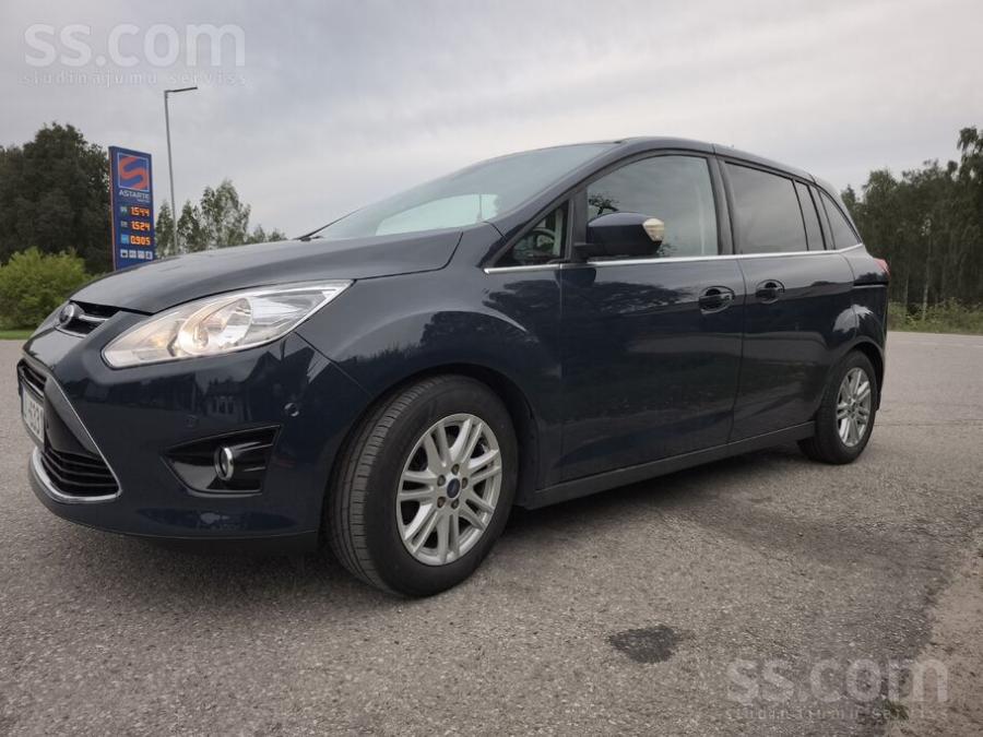 Blue Ford C-Max 2015 in Riga, with an engine capacity of 1.60 L and mileage of 290 thousand km for 4200 €, photo 3 on AUTOMOTO.COM.LV
