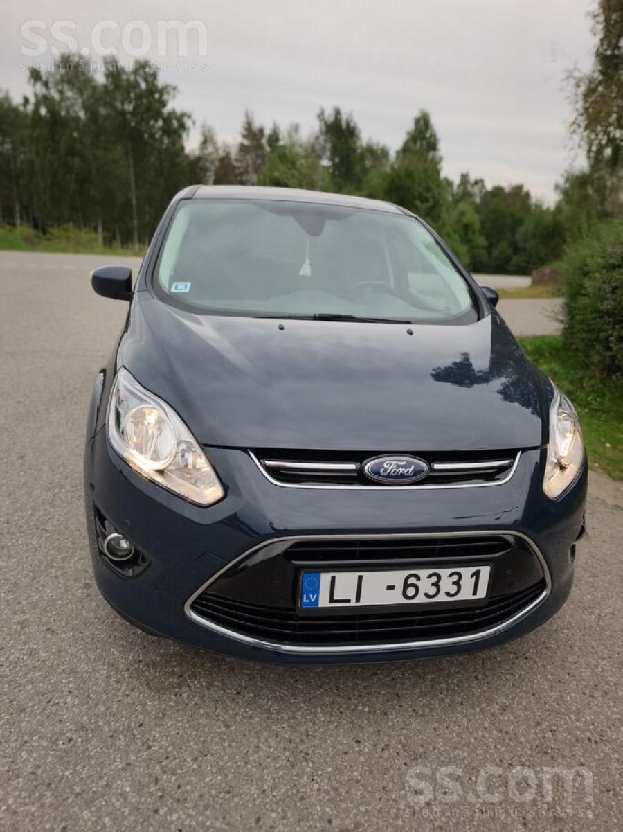 Blue Ford C-Max 2015 in Riga, with an engine capacity of 1.60 L and mileage of 290 thousand km for 4200 €, photo 4 on AUTOMOTO.COM.LV