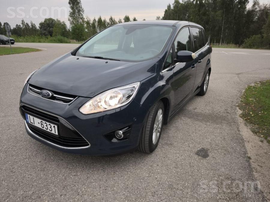 Blue Ford C-Max 2015 in Riga, with an engine capacity of 1.60 L and mileage of 290 thousand km for 4200 €, photo 6 on AUTOMOTO.COM.LV