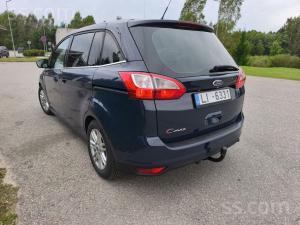 Blue Ford C-Max 2015 in Riga, with an engine capacity of 1.60 L and mileage of 290 thousand km for 4200 €, photo 8 on AUTOMOTO.COM.LV