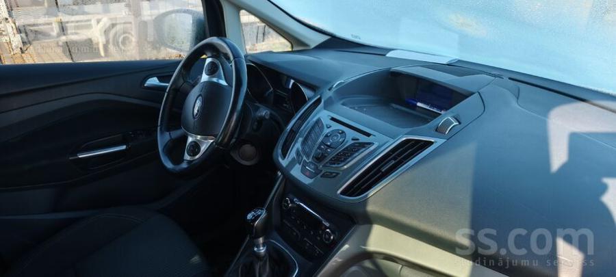 Blue Ford C-Max 2015 in Riga, with an engine capacity of 1.60 L and mileage of 290 thousand km for 4200 €, photo 12 on AUTOMOTO.COM.LV