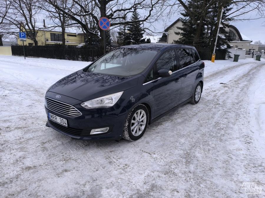 Zils Ford C-Max 2016 Kauņa, ar dzinēja tilpumu 2.00 L un nobraukumu 215 tūkst. km par 6999 €, foto 1 vietnē AUTOMOTO.COM.LV