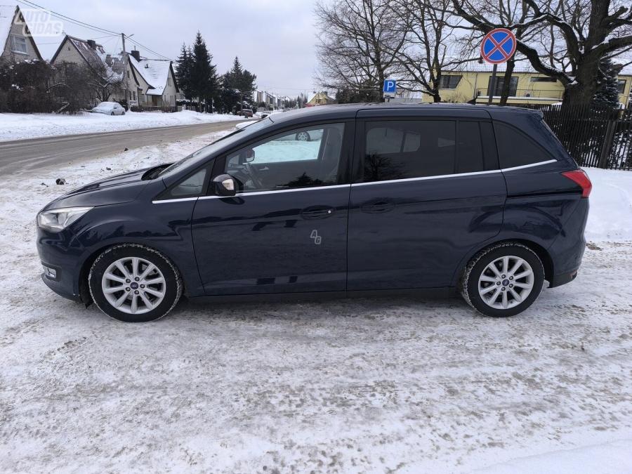 Zils Ford C-Max 2016 Kauņa, ar dzinēja tilpumu 2.00 L un nobraukumu 215 tūkst. km par 6999 €, foto 4 vietnē AUTOMOTO.COM.LV