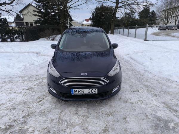 Blue Ford C-Max 2016 in Kaunas, with an engine capacity of 2.00 L and mileage of 215 thousand km for 6999 €, photo 2 on AUTOMOTO.COM.LV