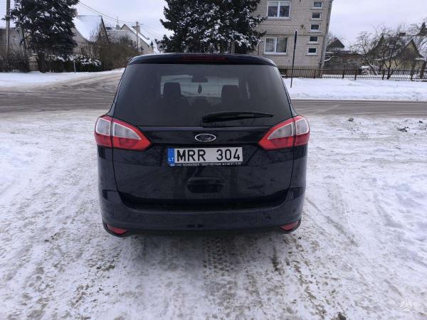 Blue Ford C-Max 2016 in Kaunas, with an engine capacity of 2.00 L and mileage of 215 thousand km for 6999 €, photo 9 on AUTOMOTO.COM.LV
