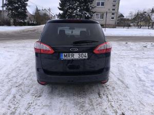 Blue Ford C-Max 2016 in Kaunas, with an engine capacity of 2.00 L and mileage of 215 thousand km for 6999 €, photo 9 on AUTOMOTO.COM.LV