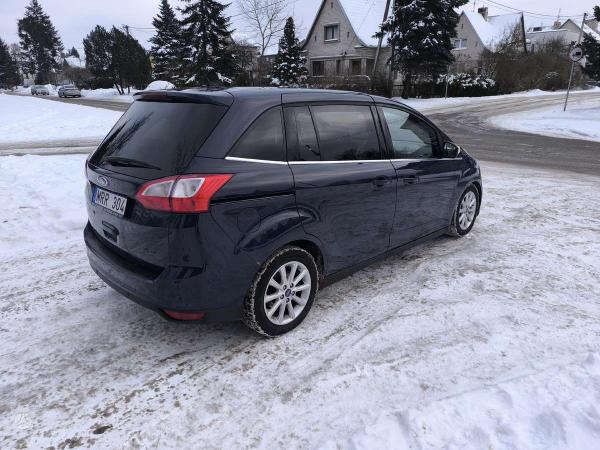 Blue Ford C-Max 2016 in Kaunas, with an engine capacity of 2.00 L and mileage of 215 thousand km for 6999 €, photo 10 on AUTOMOTO.COM.LV
