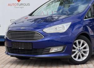 Blue Ford C-Max 2016 in Taurage, with an engine capacity of 1.00 L and mileage of 136 thousand km for 4900 €, photo 3 on AUTOMOTO.COM.LV