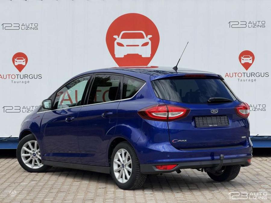Blue Ford C-Max 2016 in Taurage, with an engine capacity of 1.00 L and mileage of 136 thousand km for 4900 €, photo 7 on AUTOMOTO.COM.LV