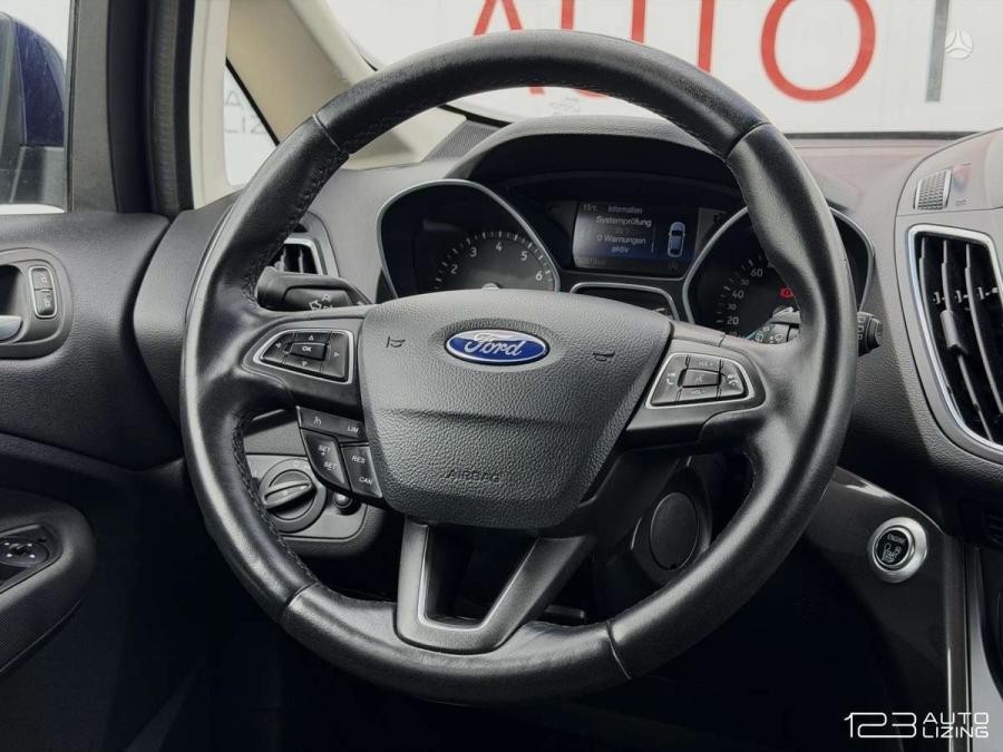 Blue Ford C-Max 2016 in Taurage, with an engine capacity of 1.00 L and mileage of 136 thousand km for 4900 €, photo 19 on AUTOMOTO.COM.LV