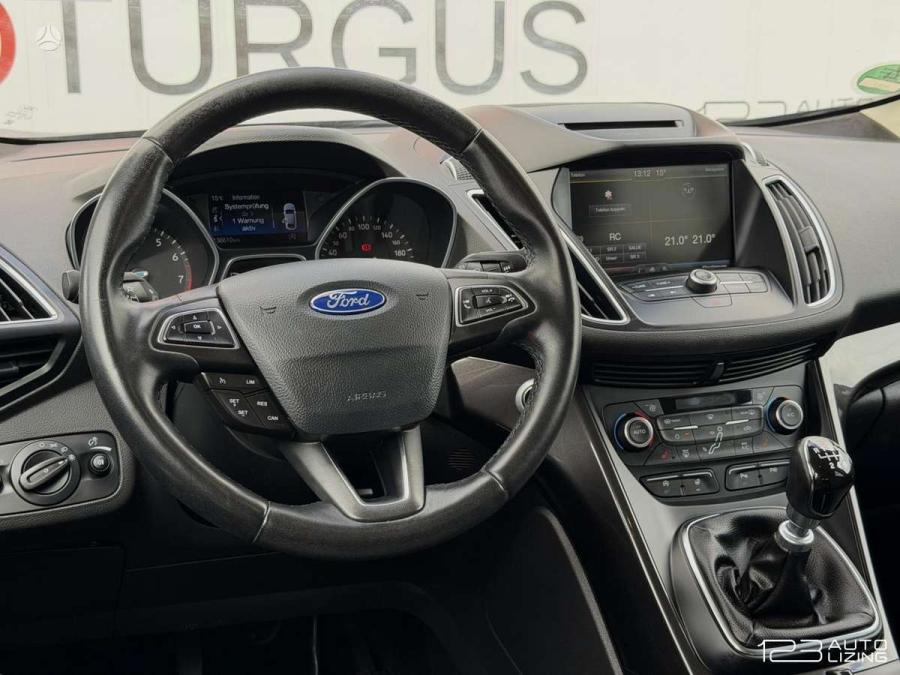 Blue Ford C-Max 2016 in Taurage, with an engine capacity of 1.00 L and mileage of 136 thousand km for 4900 €, photo 20 on AUTOMOTO.COM.LV