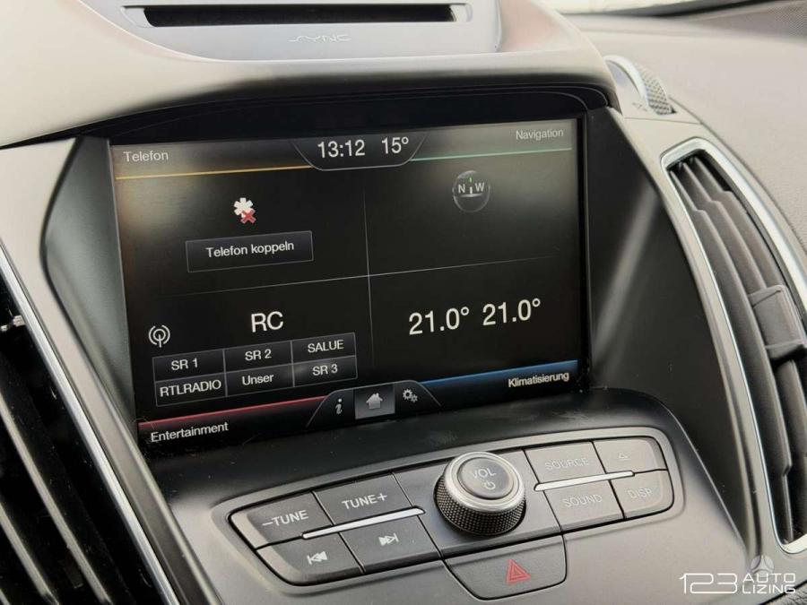 Blue Ford C-Max 2016 in Taurage, with an engine capacity of 1.00 L and mileage of 136 thousand km for 4900 €, photo 22 on AUTOMOTO.COM.LV