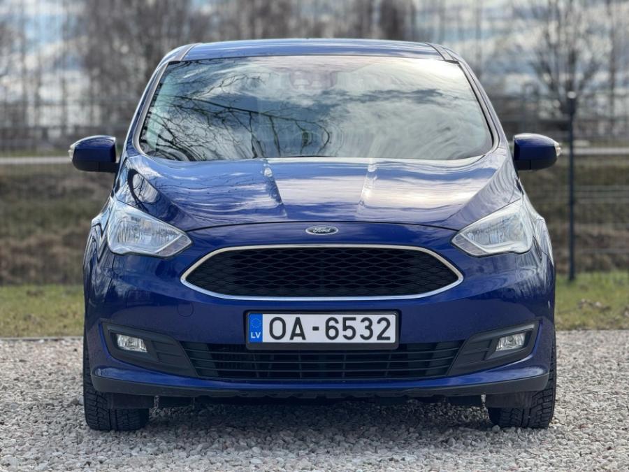 Blue Ford C-Max 2018 in Riga, with an engine capacity of 1.00 L and mileage of 224 thousand km for 7990 €, photo 1 on AUTOMOTO.COM.LV