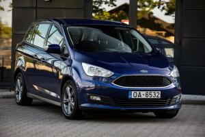 Blue Ford C-Max 2018 in Riga, with an engine capacity of 1.00 L and mileage of 224 thousand km for 7990 €, photo 14 on AUTOMOTO.COM.LV