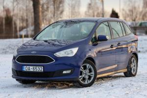Blue Ford C-Max 2018 in Riga, with an engine capacity of 1.00 L and mileage of 224 thousand km for 7990 €, photo 48 on AUTOMOTO.COM.LV