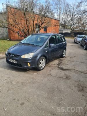 Zils Ford C-Max 2007 Rīga, ar dzinēja tilpumu 1.60 L un nobraukumu 418 tūkst. km par 1200 €, foto  vietnē AUTOMOTO.COM.LV