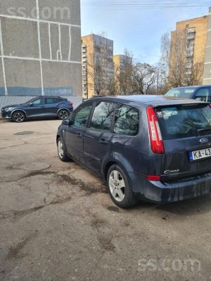 Blue Ford C-Max 2007 in Riga, with an engine capacity of 1.60 L and mileage of 418 thousand km for 1200 €, photo 4 on AUTOMOTO.COM.LV