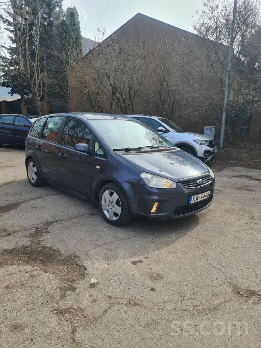 Blue Ford C-Max 2007 in Riga, with an engine capacity of 1.60 L and mileage of 418 thousand km for 1200 €, photo 5 on AUTOMOTO.COM.LV