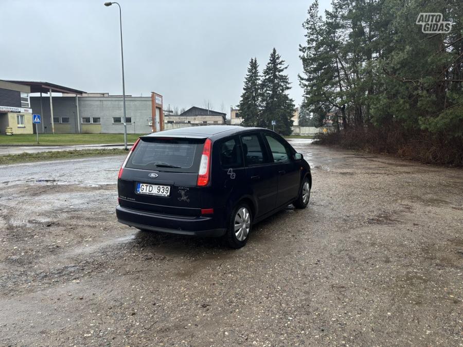 Blue Ford C-Max 2006 in Anyksciai, with an engine capacity of 1.60 L and mileage of 204 thousand km for 800 €, photo 5 on AUTOMOTO.COM.LV