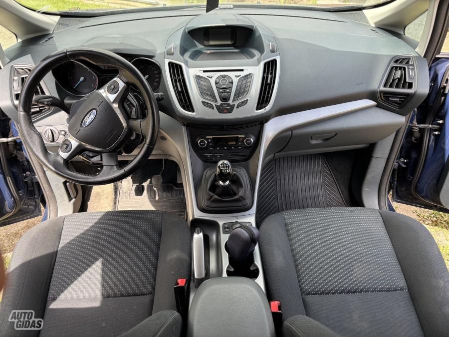 Blue Ford C-Max 2011 in Utena, with an engine capacity of 1.60 L and mileage of 287 thousand km for 3000 €, photo 12 on AUTOMOTO.COM.LV