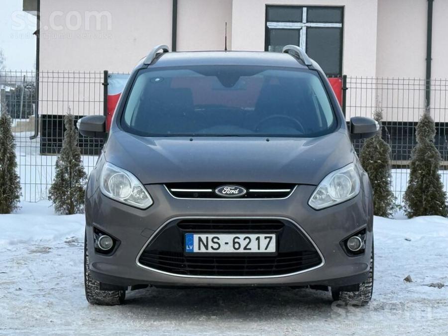 Brown Ford C-Max 2014 in Jelgava, with an engine capacity of 1.60 L and mileage of 0 thousand km for 6600 €, photo 2 on AUTOMOTO.COM.LV