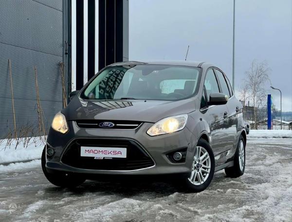 Brown Ford C-Max 2013 in Vilnius, with an engine capacity of 1.60 L and mileage of 187 thousand km for 5390 €, photo 3 on AUTOMOTO.COM.LV