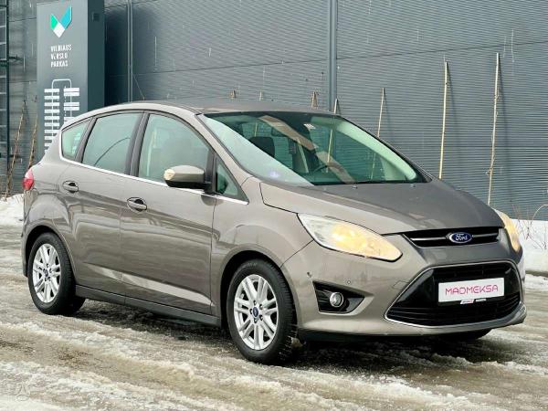 Brown Ford C-Max 2013 in Vilnius, with an engine capacity of 1.60 L and mileage of 187 thousand km for 5390 €, photo 5 on AUTOMOTO.COM.LV