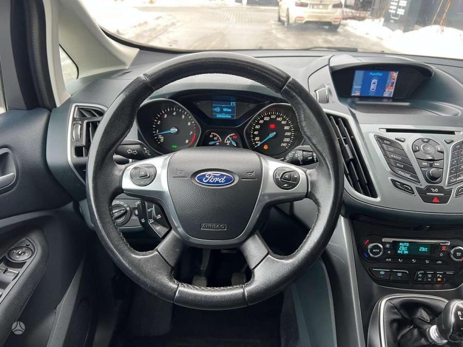 Brūns Ford C-Max 2013 Viļņa, ar dzinēja tilpumu 1.60 L un nobraukumu 187 tūkst. km par 5390 €, foto 21 vietnē AUTOMOTO.COM.LV