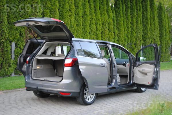 Brūns Ford C-Max 2014 Rīga, ar dzinēja tilpumu 2.00 L un nobraukumu 249 tūkst. km par 3200 €, foto 7 vietnē AUTOMOTO.COM.LV