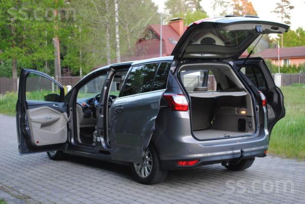 Brūns Ford C-Max 2014 Rīga, ar dzinēja tilpumu 2.00 L un nobraukumu 249 tūkst. km par 3200 €, foto 9 vietnē AUTOMOTO.COM.LV