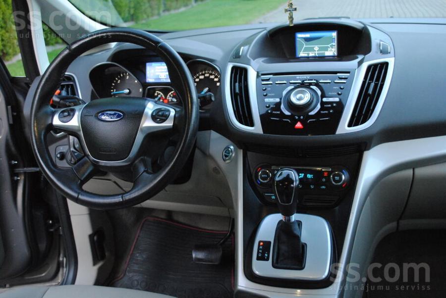 Brūns Ford C-Max 2014 Rīga, ar dzinēja tilpumu 2.00 L un nobraukumu 249 tūkst. km par 3200 €, foto 17 vietnē AUTOMOTO.COM.LV