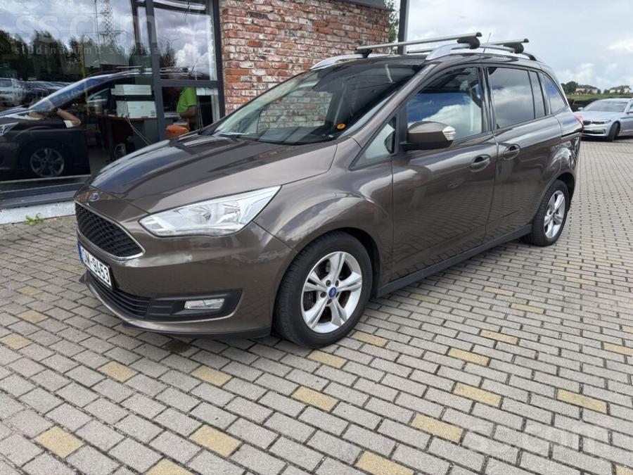 Brown Ford C-Max 2016 in Talsi, with an engine capacity of 1.50 L and mileage of 126 thousand km for 5895 €, photo 1 on AUTOMOTO.COM.LV