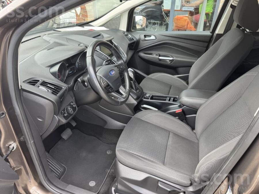 Brown Ford C-Max 2016 in Talsi, with an engine capacity of 1.50 L and mileage of 126 thousand km for 5895 €, photo 8 on AUTOMOTO.COM.LV