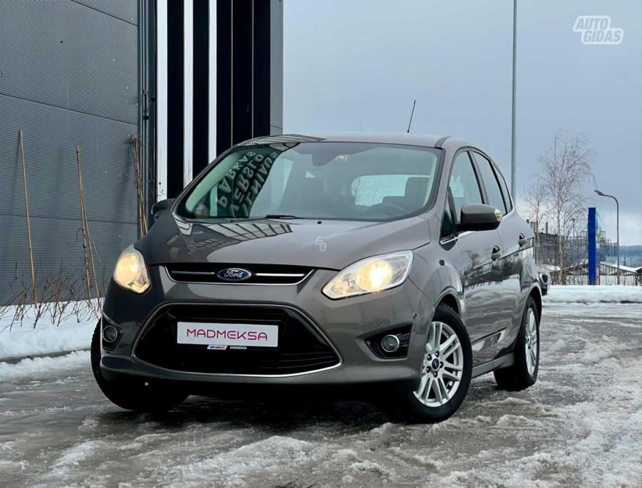 Brown Ford C-Max 2013 in Vilnius, with an engine capacity of 1.60 L and mileage of 187 thousand km for 5390 €, photo 3 on AUTOMOTO.COM.LV