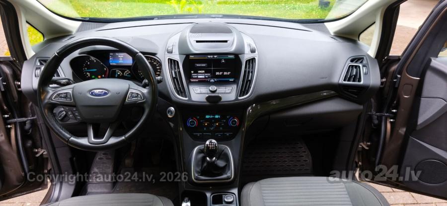 Brūns Ford C-Max 2016 Tallina, ar dzinēja tilpumu 1.50 L un nobraukumu 167 tūkst. km par 6900 €, foto 16 vietnē AUTOMOTO.COM.LV