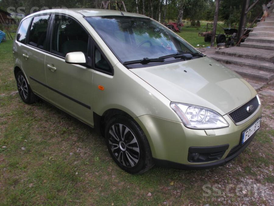 Green Ford C-Max 2005 in Jelgava, with an engine capacity of 1.60 L and mileage of 124 thousand km for 1750 €, photo 5 on AUTOMOTO.COM.LV
