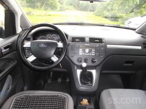 Green Ford C-Max 2005 in Jelgava, with an engine capacity of 1.60 L and mileage of 124 thousand km for 1750 €, photo 7 on AUTOMOTO.COM.LV