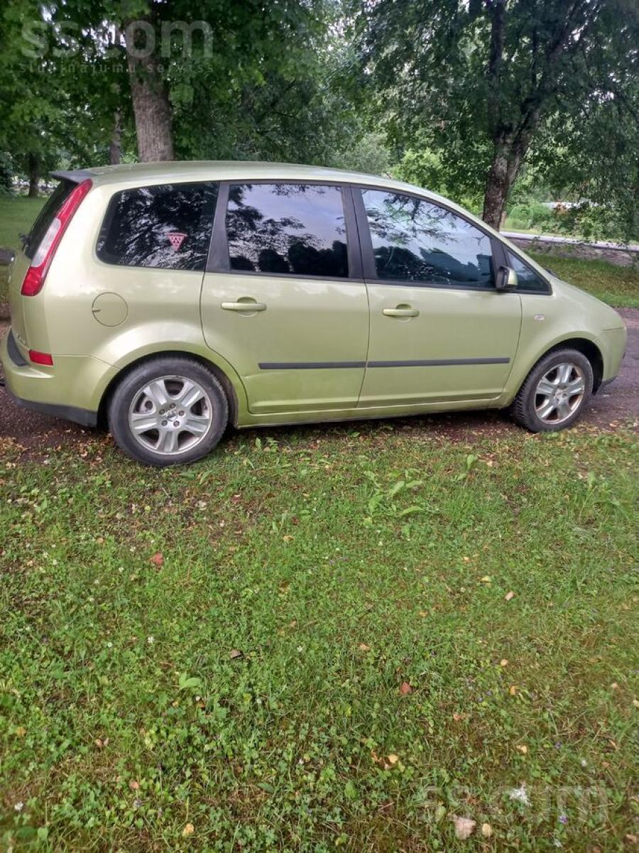 Green Ford C-Max 2006 in Talsi, with an engine capacity of 2.00 L and mileage of 239 thousand km for 1550 €, photo 7 on AUTOMOTO.COM.LV