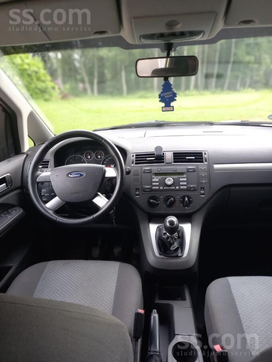 Green Ford C-Max 2006 in Talsi, with an engine capacity of 2.00 L and mileage of 239 thousand km for 1550 €, photo 8 on AUTOMOTO.COM.LV