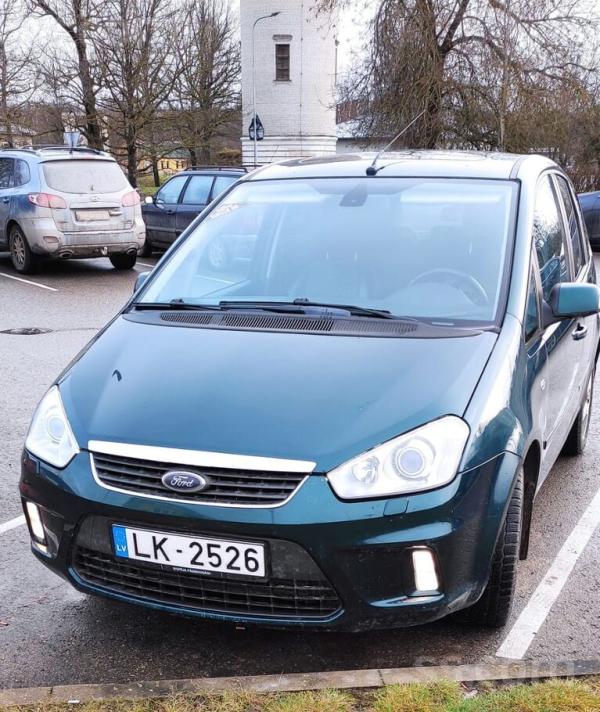 Zaļš Ford C-Max 2008 Gulbene, ar dzinēja tilpumu 1.60 L un nobraukumu 250 tūkst. km par 2600 €, foto 2 vietnē AUTOMOTO.COM.LV