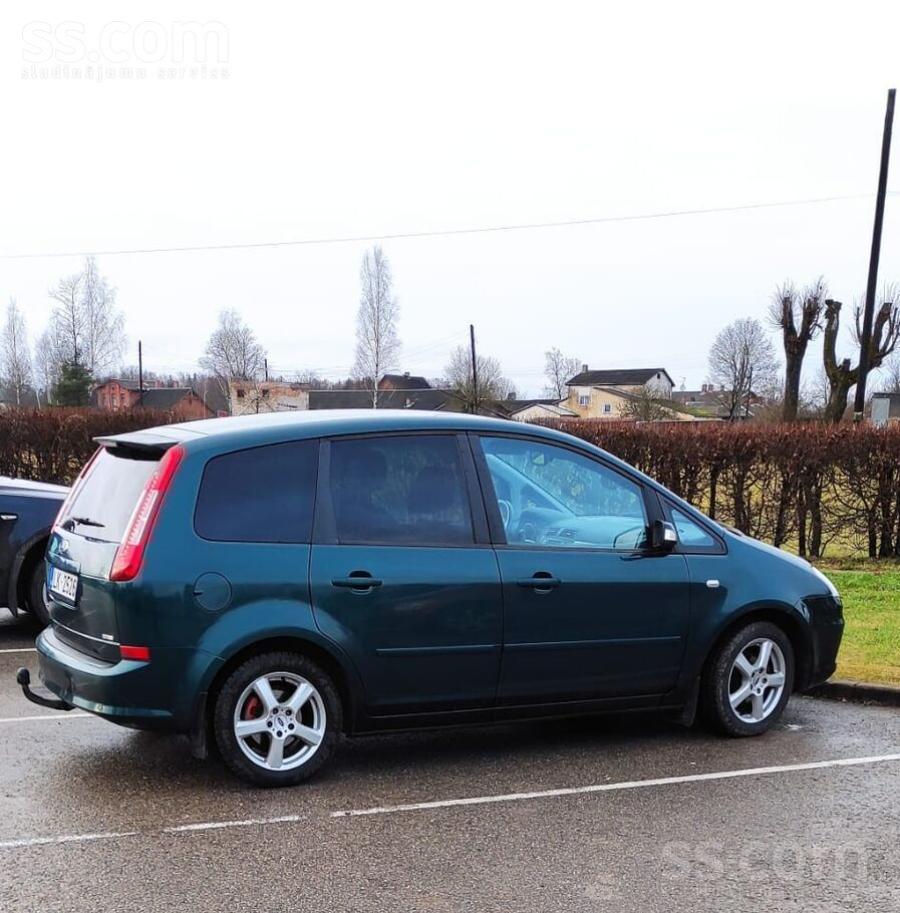 Green Ford C-Max 2008 in Gulbene, with an engine capacity of 1.60 L and mileage of 250 thousand km for 2600 €, photo 5 on AUTOMOTO.COM.LV